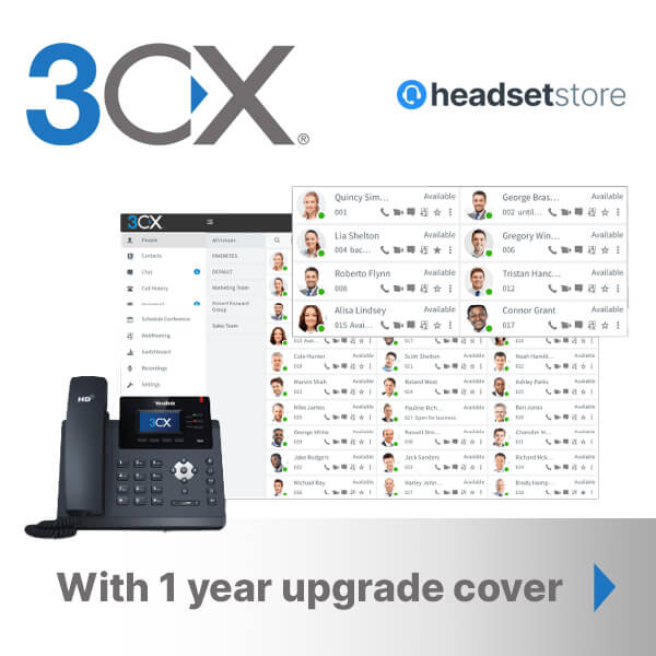 3CX Enterprise - 16SC Telephone System | Annual License | The Headset ...